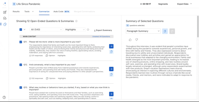 Summarize: Generate initial summaries from your Remesh Conversation Summarize: Generate initial summaries from your Remesh Conversation
